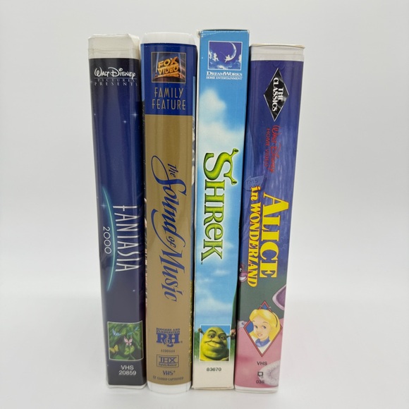 VHS | Media | Disney And Dreamworks Vhs Tape Movie Collection Fantasia ...